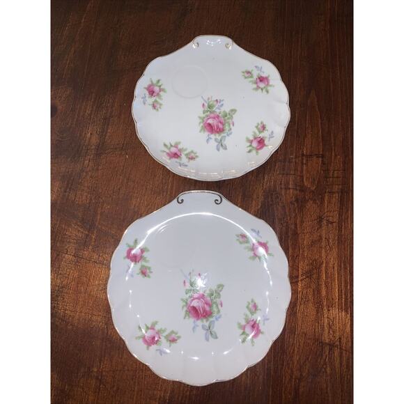 Lefton | Dining | Lot Of Two Vintage Vtg Lefton China Hand Painted Pink ...